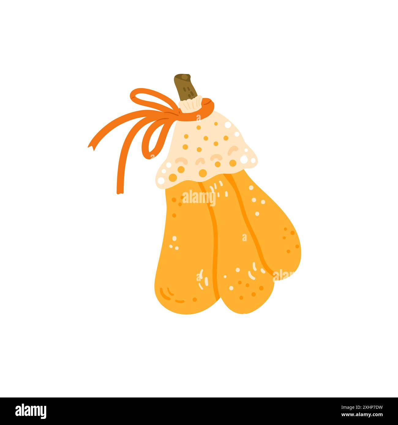 Pumpkin isolated on white background. Textured stylized holiday autumn ...