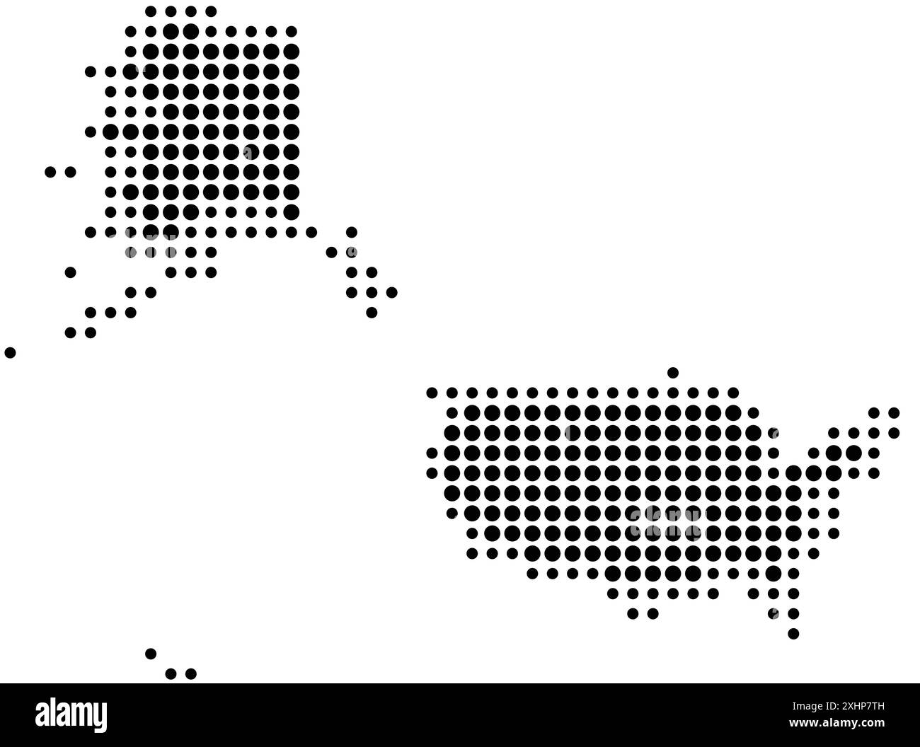 North america topographic map alaska Cut Out Stock Images & Pictures ...