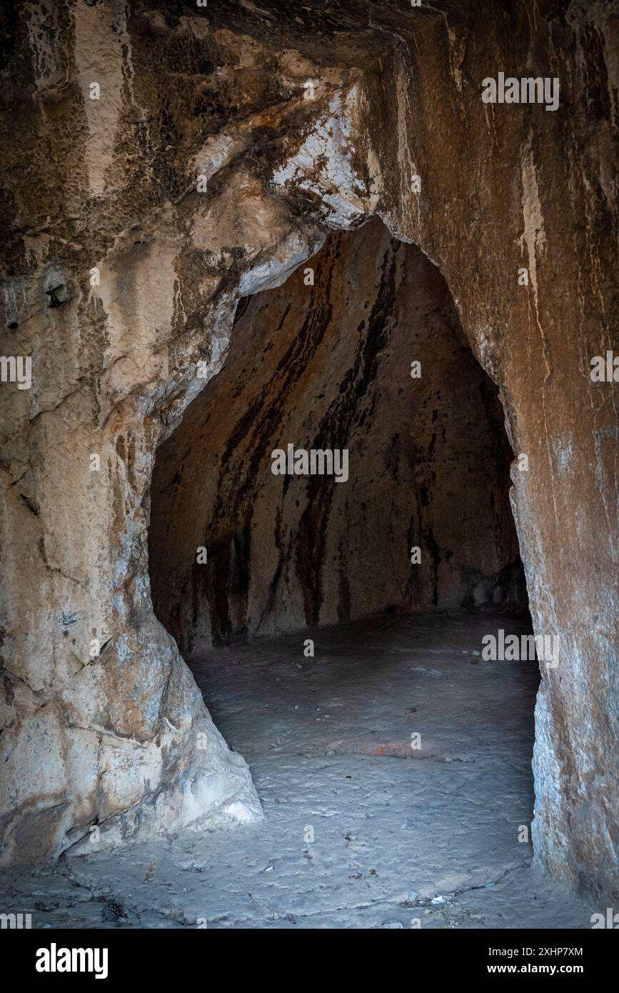Prison of Socrates, Athens, Greece Stock Photo - Alamy