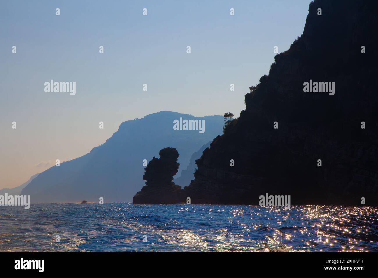 Cliffs of Amalfi coast. Campania, Italy Stock Photo - Alamy