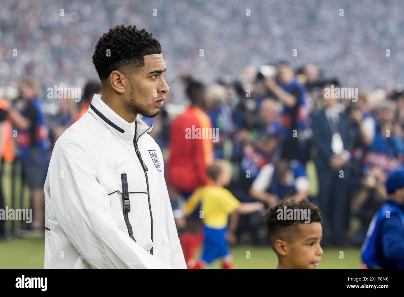 Berlin, Germany. 14th July, 2024. Jude Bellingham of England seen ...
