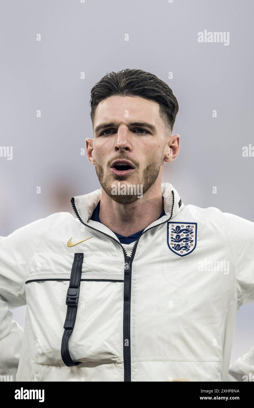 Berlin, Germany. 14th July, 2024. Declan Rice of England seen during ...
