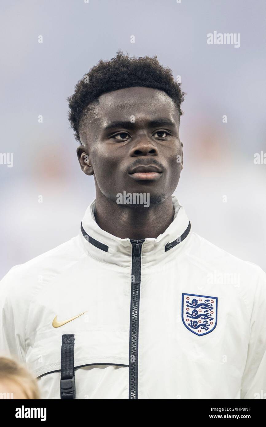 Berlin, Germany. 14th July, 2024. Bukayo Saka of England seen during ...