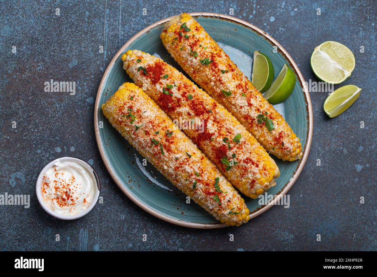 Elotes in mexico street food hi-res stock photography and images - Alamy