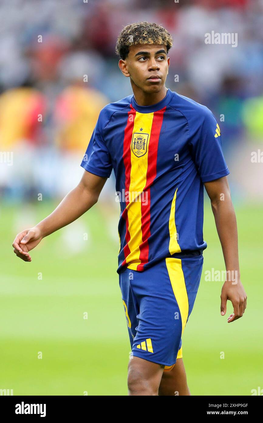 Berlin, Germany. 14th July, 2024. Spain Forward Lamine Yamal Barcelona ...