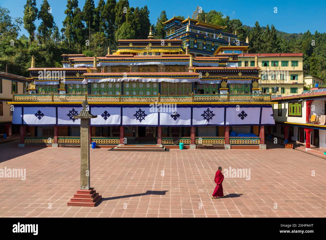 Rumtek monastery hi-res stock photography and images - Alamy