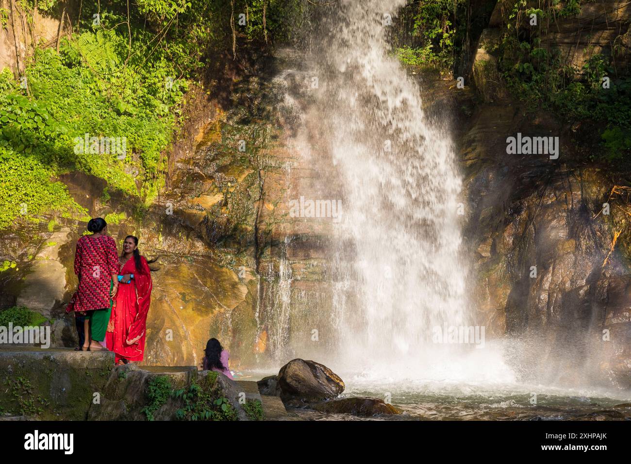 India, Sikkim, Gangtok, Banjhakri waterfall Stock Photo - Alamy