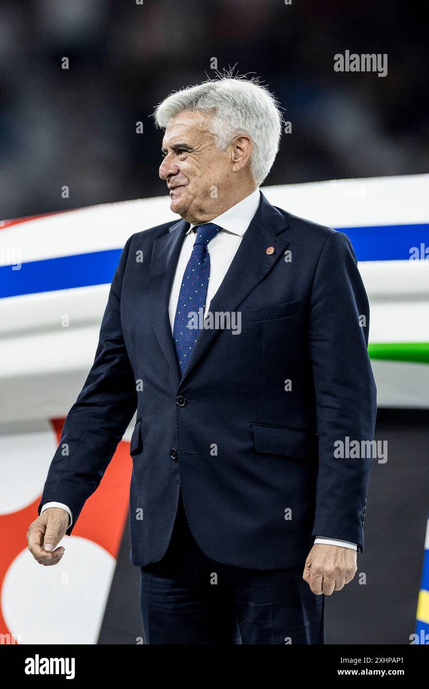 Berlin, Germany. 14th July, 2024. Pedro Rocha, president of the Spanish ...