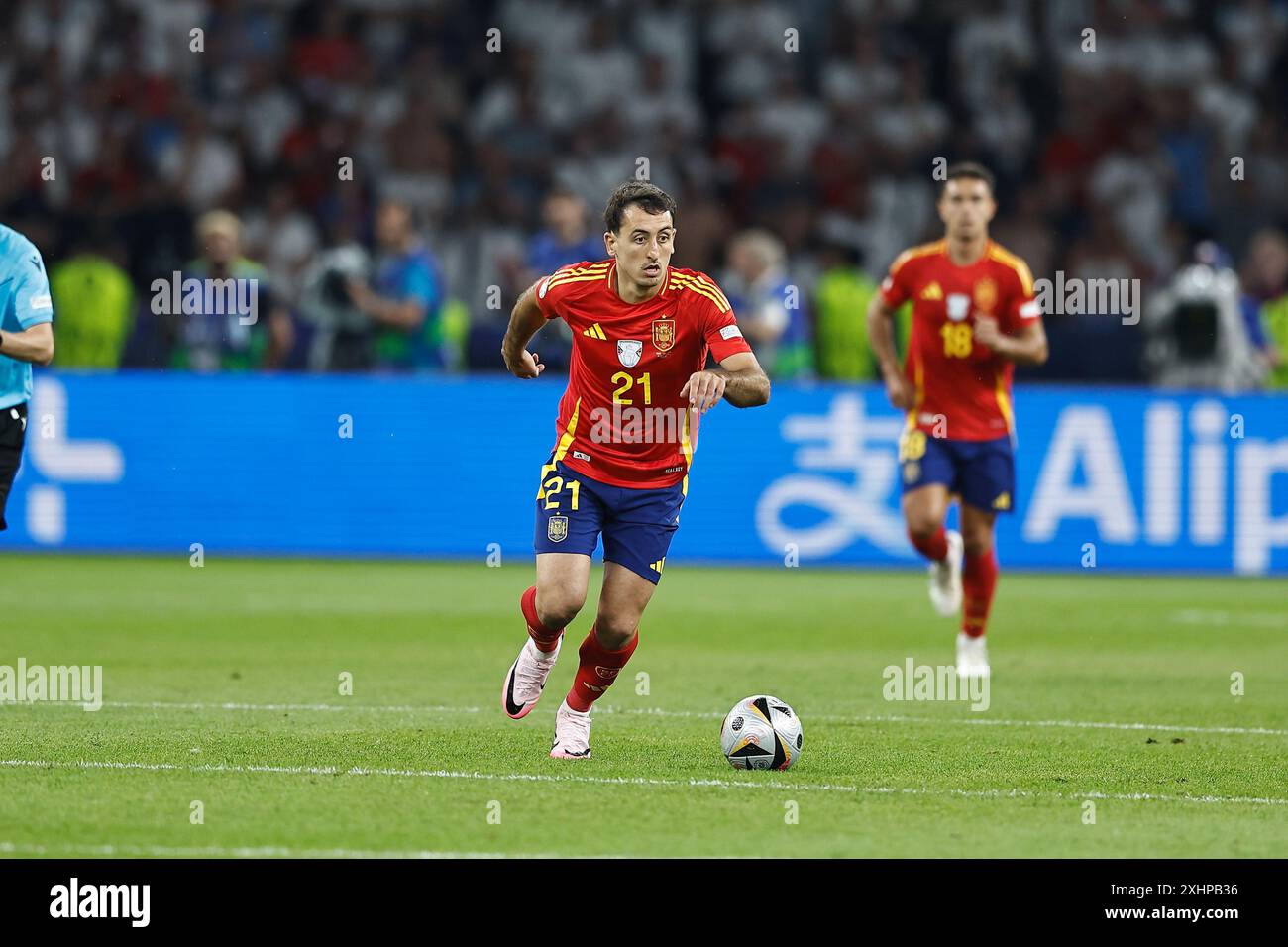 Berlin, Germany. 14th July, 2024. Mikel Oyarzabal (ESP) Football/Soccer ...