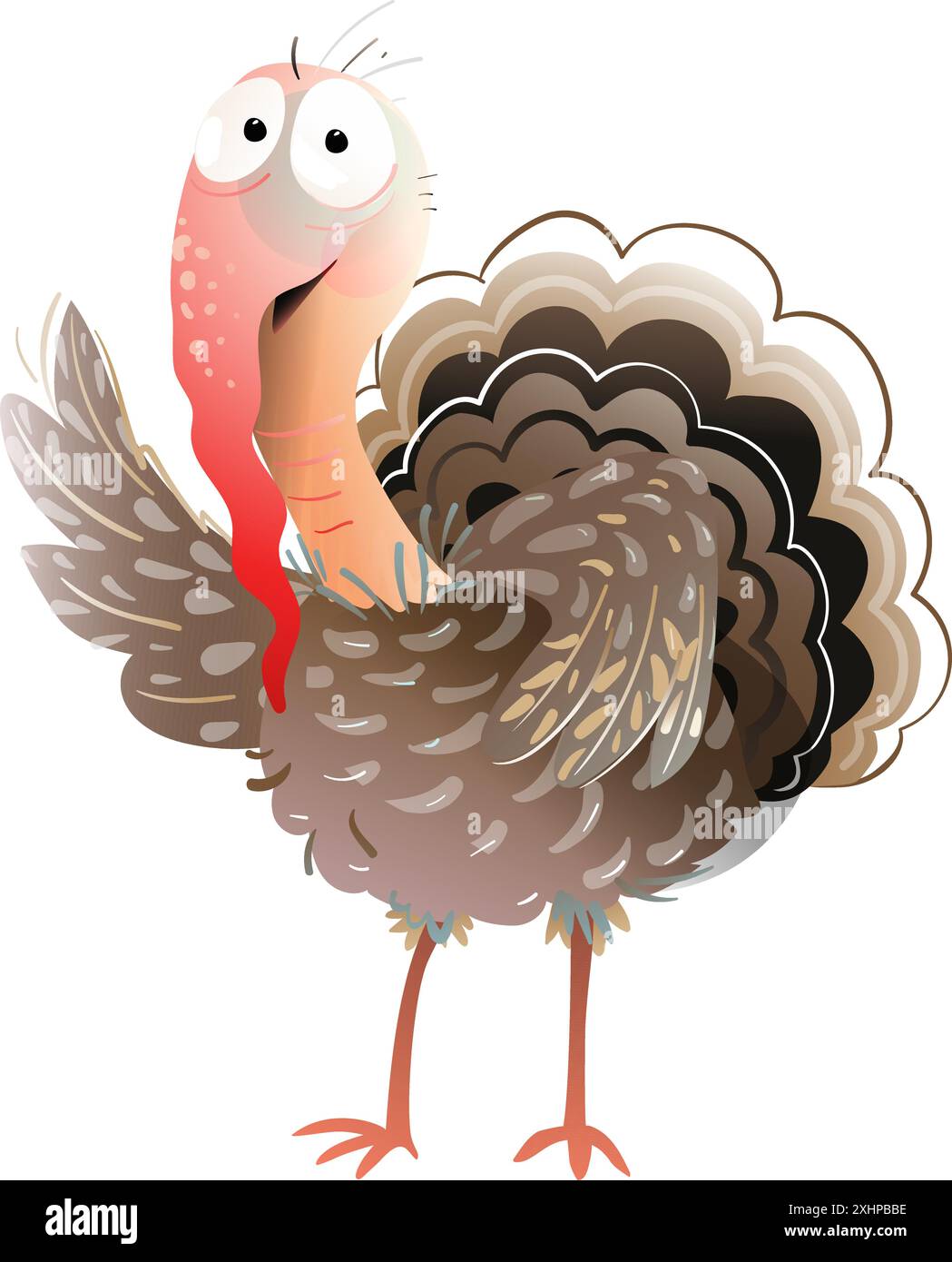 Funny turkey cartoon hi-res stock photography and images - Alamy