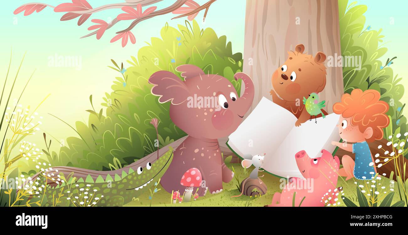 Animals of the jungle book hi-res stock photography and images - Alamy