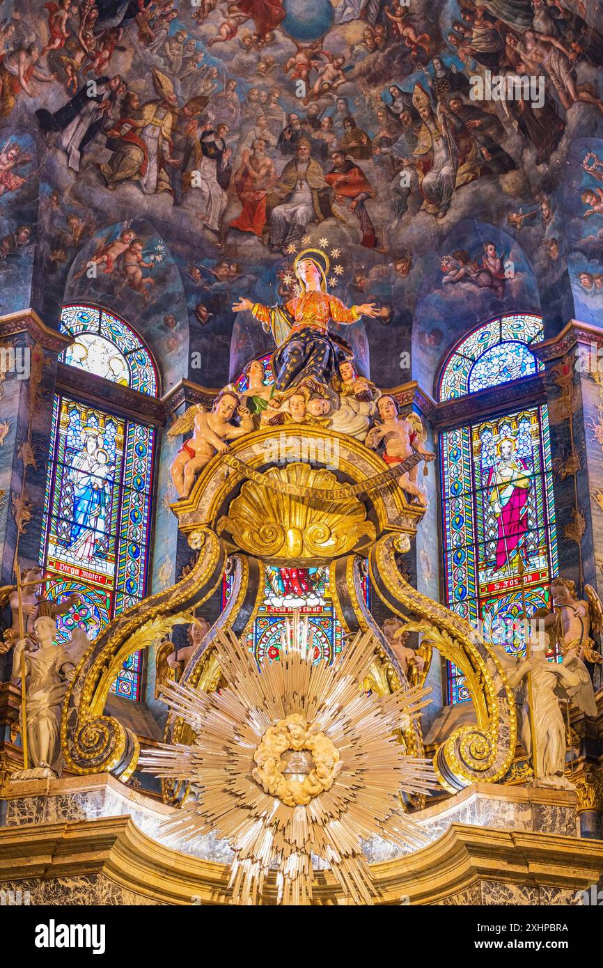 Spain, Galicia, Lugo, stage on the Camino Primitivo, Spanish pilgrimage ...