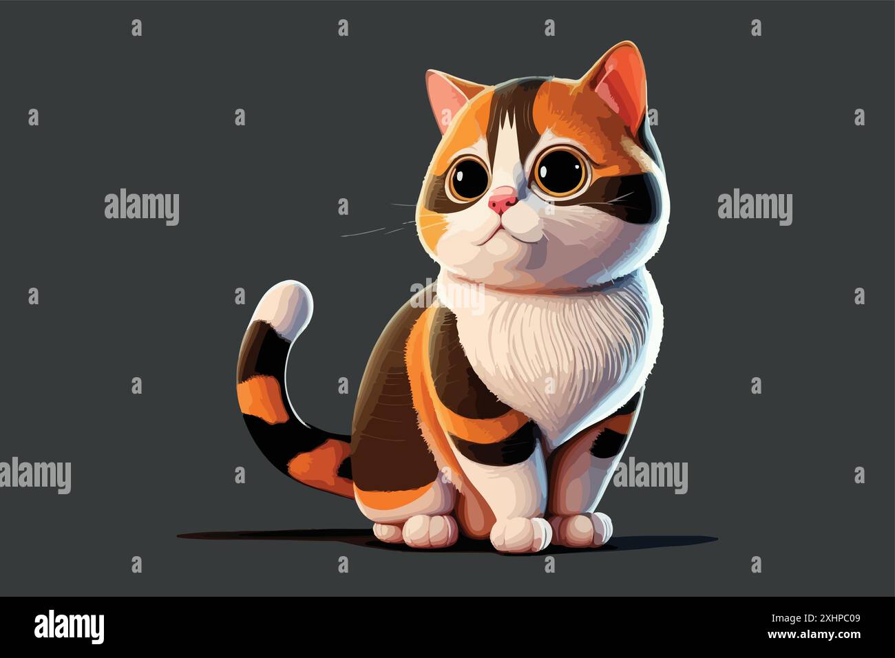 Cat full body cartoon Stock Vector Images - Alamy