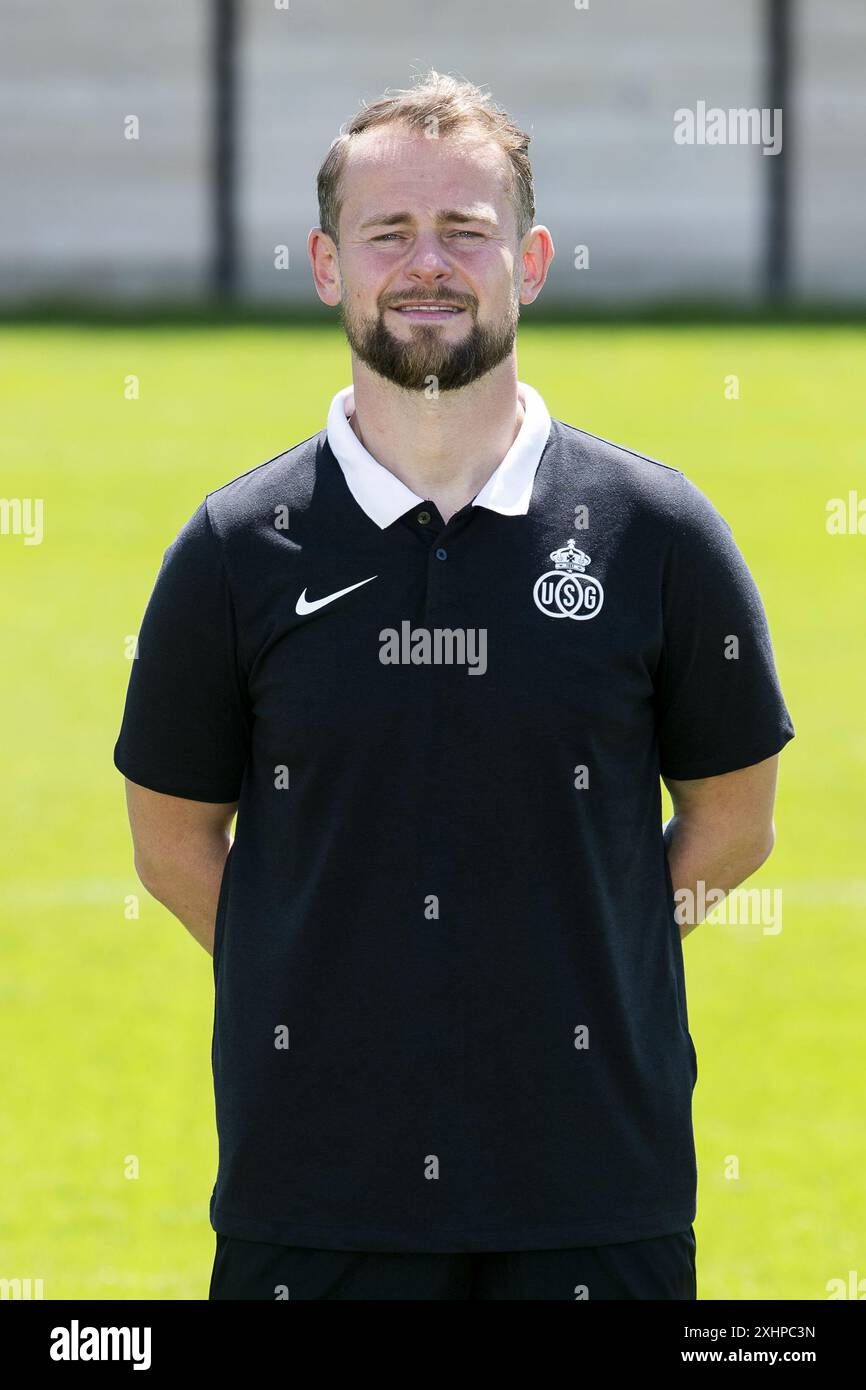 Lier, Belgium. 15th July, 2024. Assistant coach Artur Kopyt poses for a ...