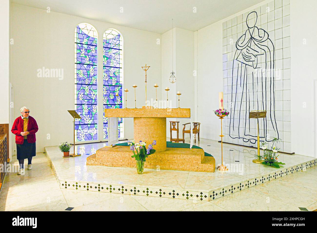 France, Alpes Maritimes, Vence, Rosary chapel decorated by Henri ...