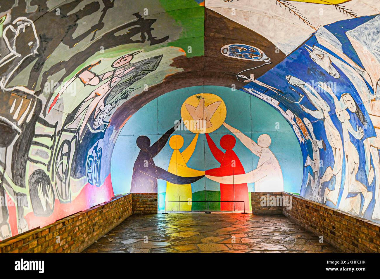 France, Alpes Maritimes, Vallauris, national museum Pablo Picasso - War ...