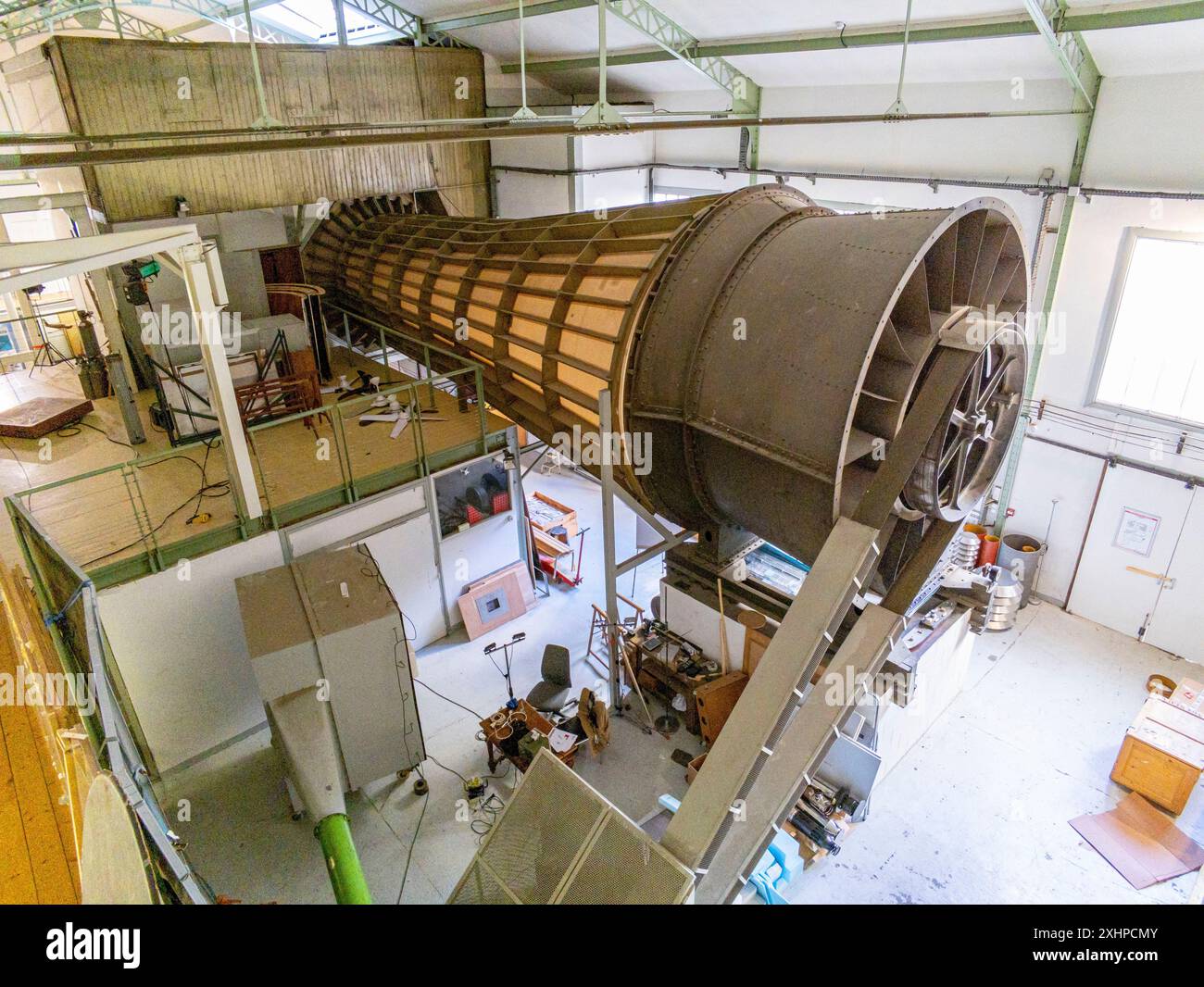 France, Paris, the Gustave Eiffel wind tunnel, laboratory built by ...