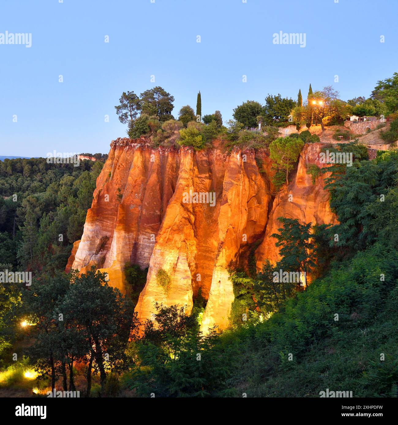 France, Vaucluse, regional natural park of Luberon, Roussillon, labeled ...