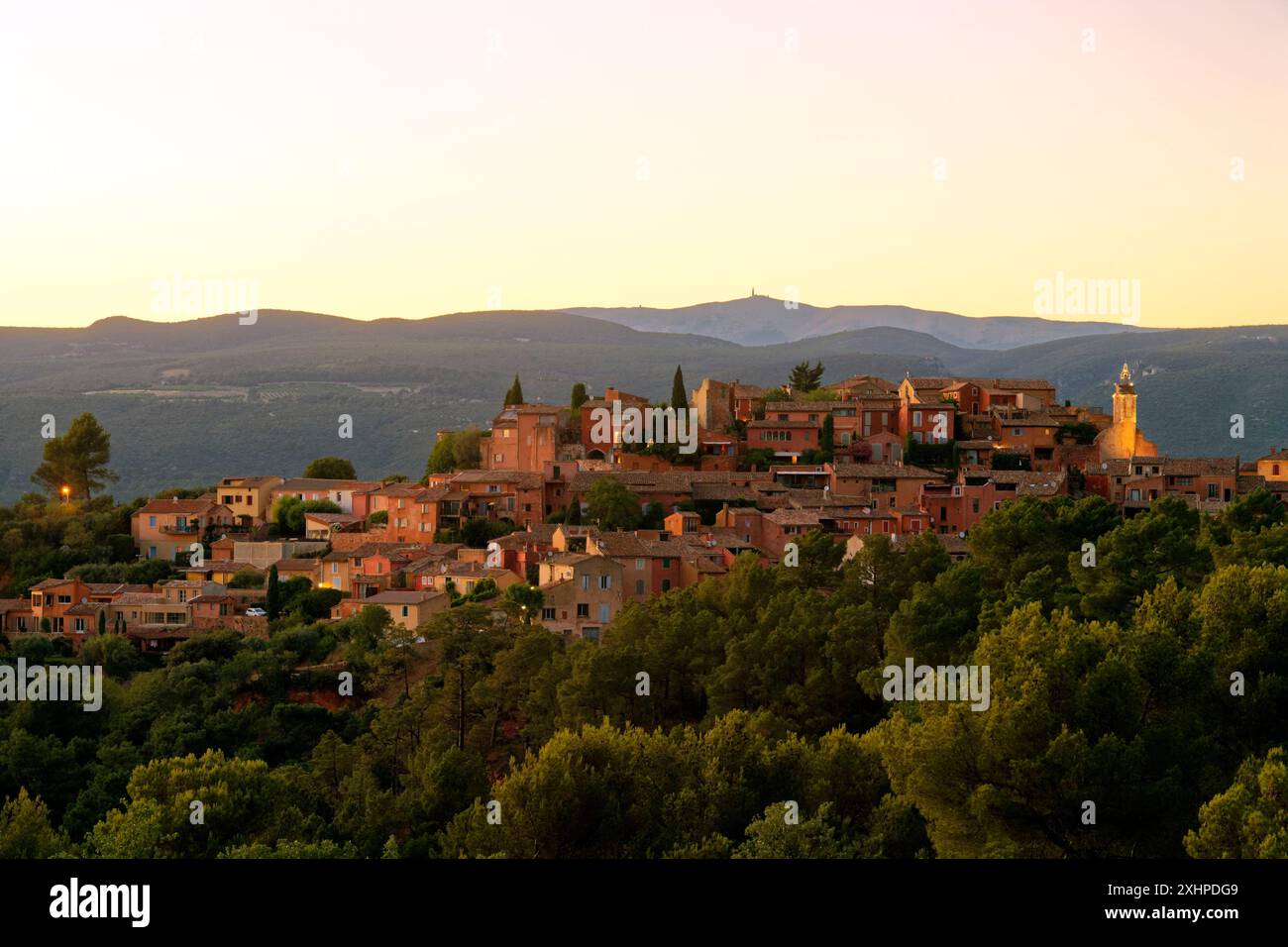 France, Vaucluse, regional natural park of Luberon, Roussillon, labeled ...