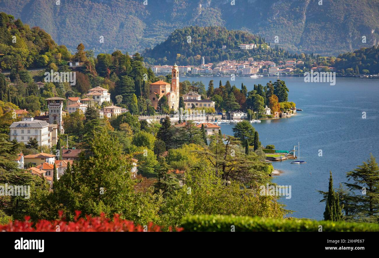 Italy,Lombardy, Tremezzo village, Como lake Stock Photo - Alamy