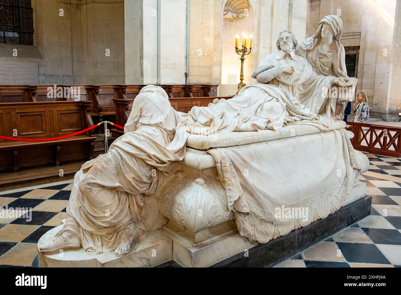 France, Paris, Sorbonne University, the Chapel, the tomb of Richelieu ...