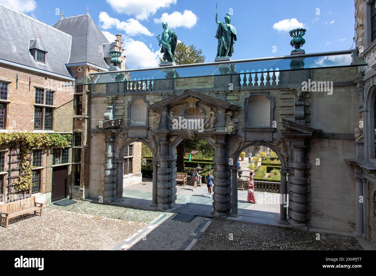 Belgium, Flanders, Antwerp, Rubenshuis (Rubens' house), former house ...