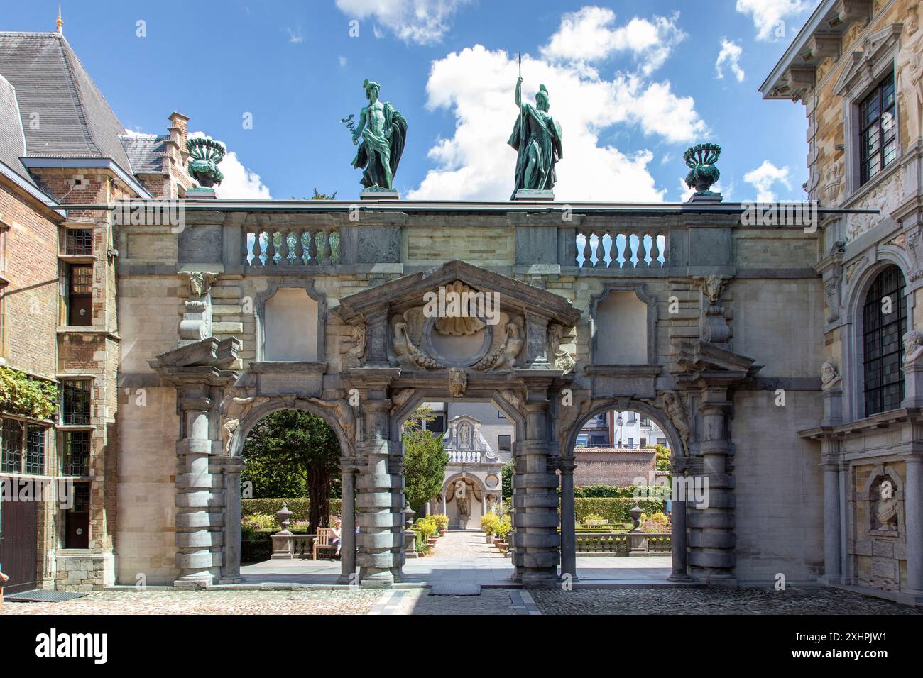 Belgium, Flanders, Antwerp, Rubenshuis (Rubens' house), former house ...