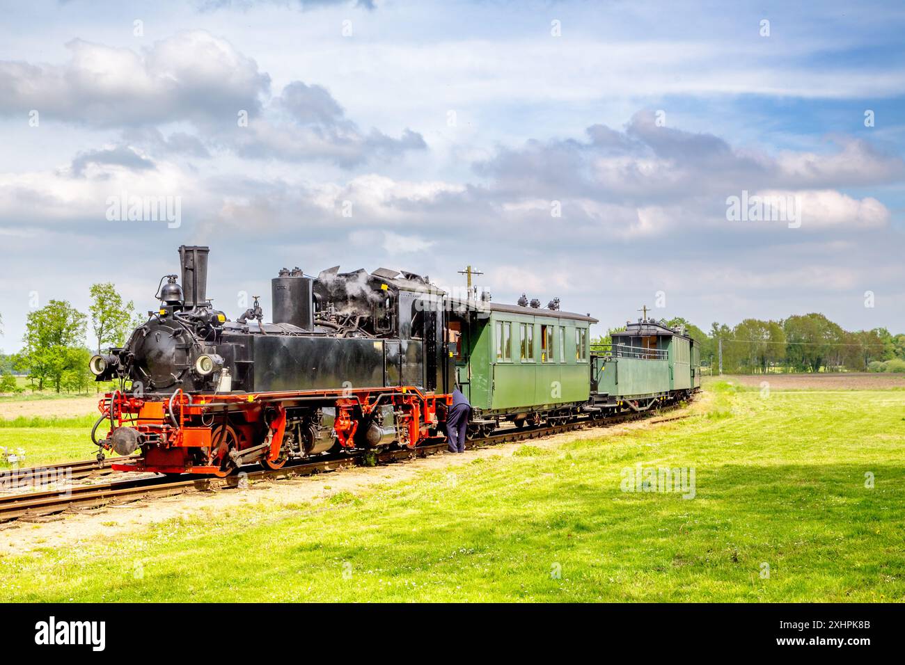 Narrow gauge Railway, Prignitz, Brandenburg, Germany Stock Photo - Alamy