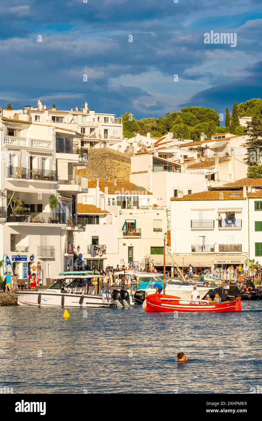 Spain, Catalonia, Costa Brava, the village of Cadaques Stock Photo - Alamy