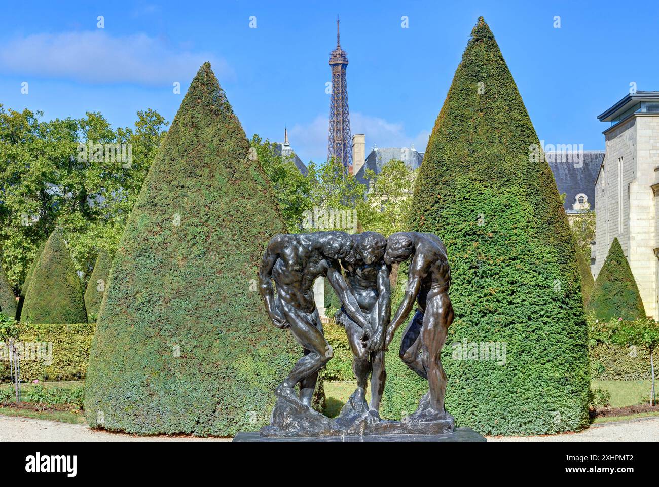 France, Paris, Rodin Museum, the Three Shades Stock Photo - Alamy