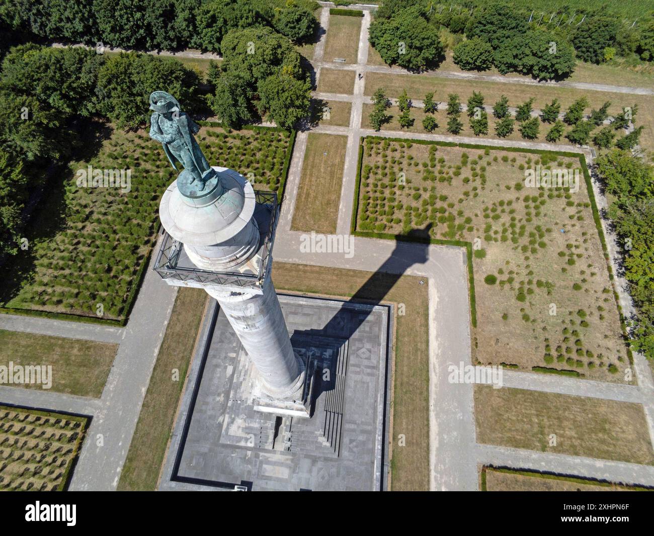 France, Pas de Calais, Wimille, Column of the Grand Army, erected in ...