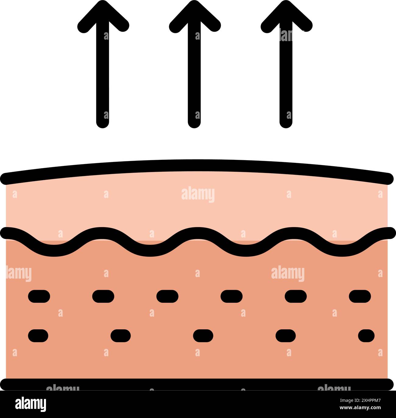 Diagram blackhead pimple illustration hi-res stock photography and ...