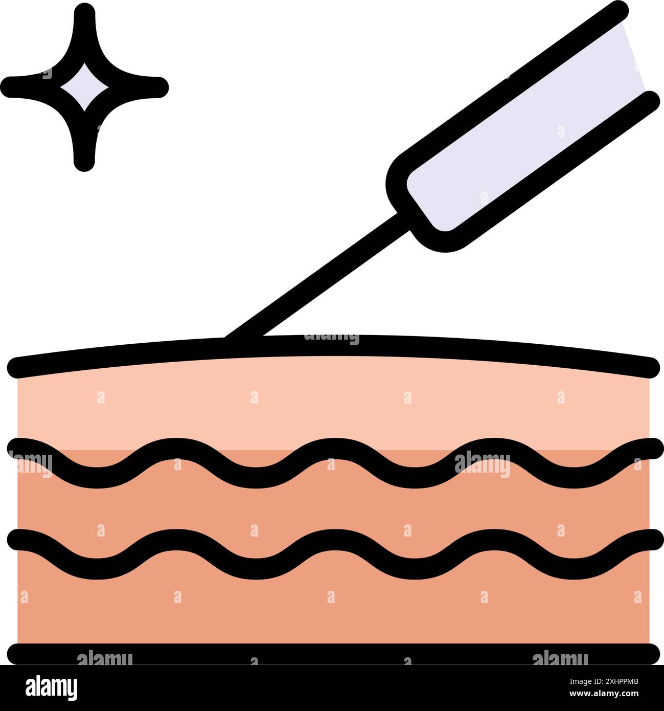 Ultrasonic peeling Stock Vector Images - Alamy