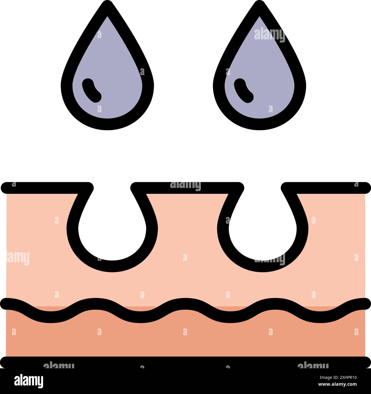 Pore Cleansing Color Icon. Facial Skin Care Cleansing Flat Pictogram ...