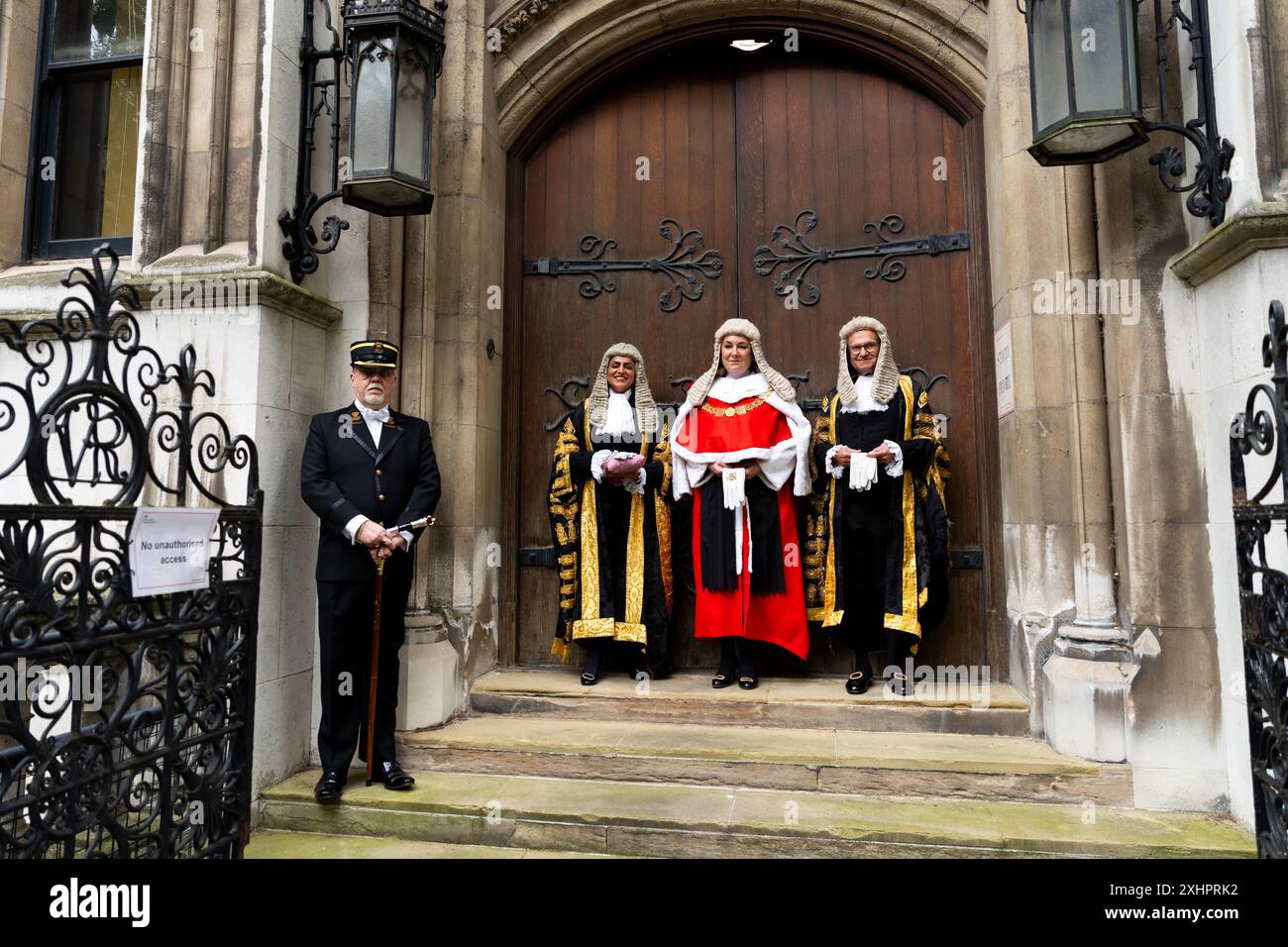 (left to right) Justice Secretary Shabana Mahmood, with Lady Chief ...