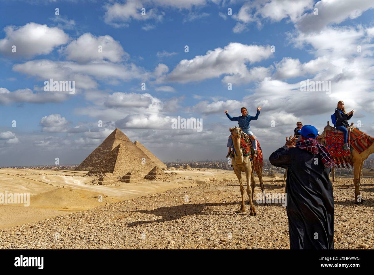 Egypt, Cairo, Giza, listed as World Heritage by UNESCO, Menkaure ...
