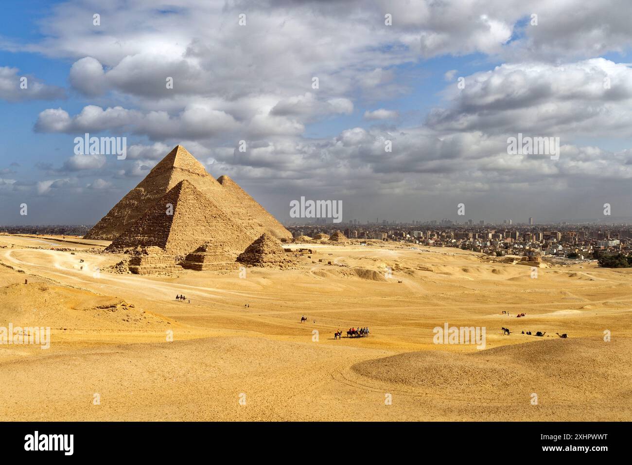 Egypt, Cairo, Giza, listed as World Heritage by UNESCO, Menkaure ...
