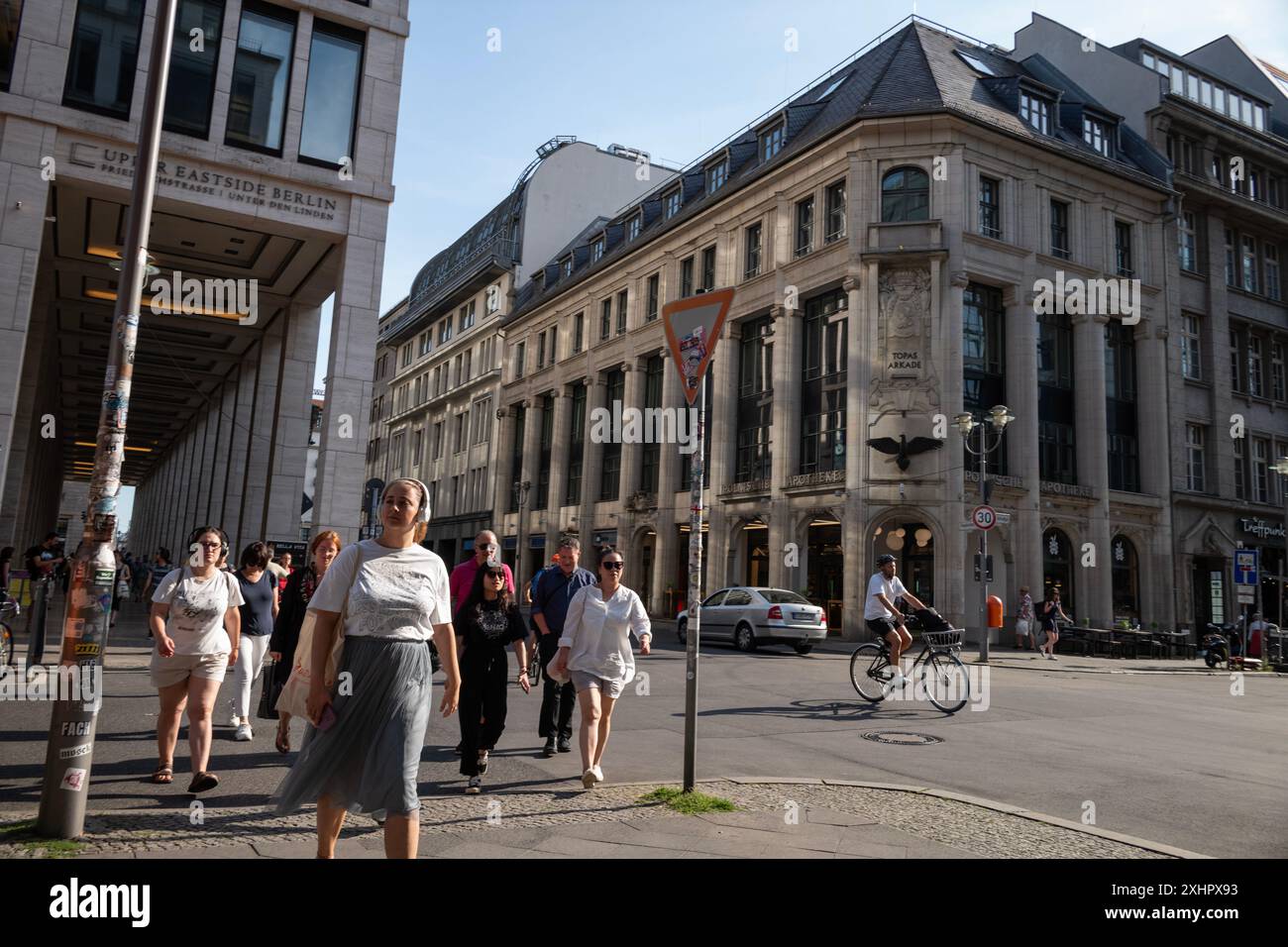 Friedrichstraße district in Berlin, one of the most famous streets in ...