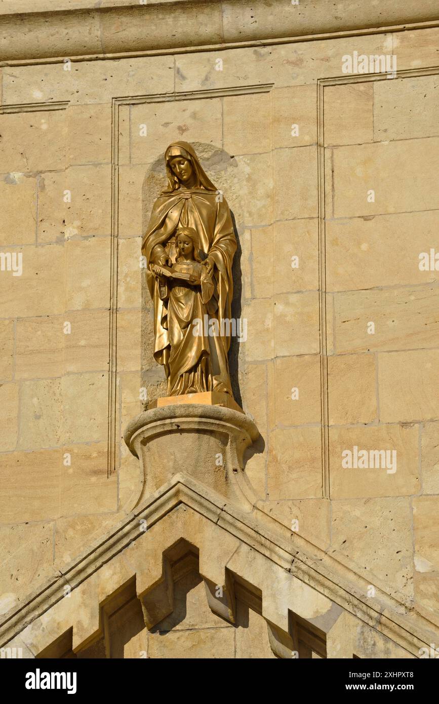 France, Doubs, Gilley, Sainte Anne church dated 17th century, rebuilt ...