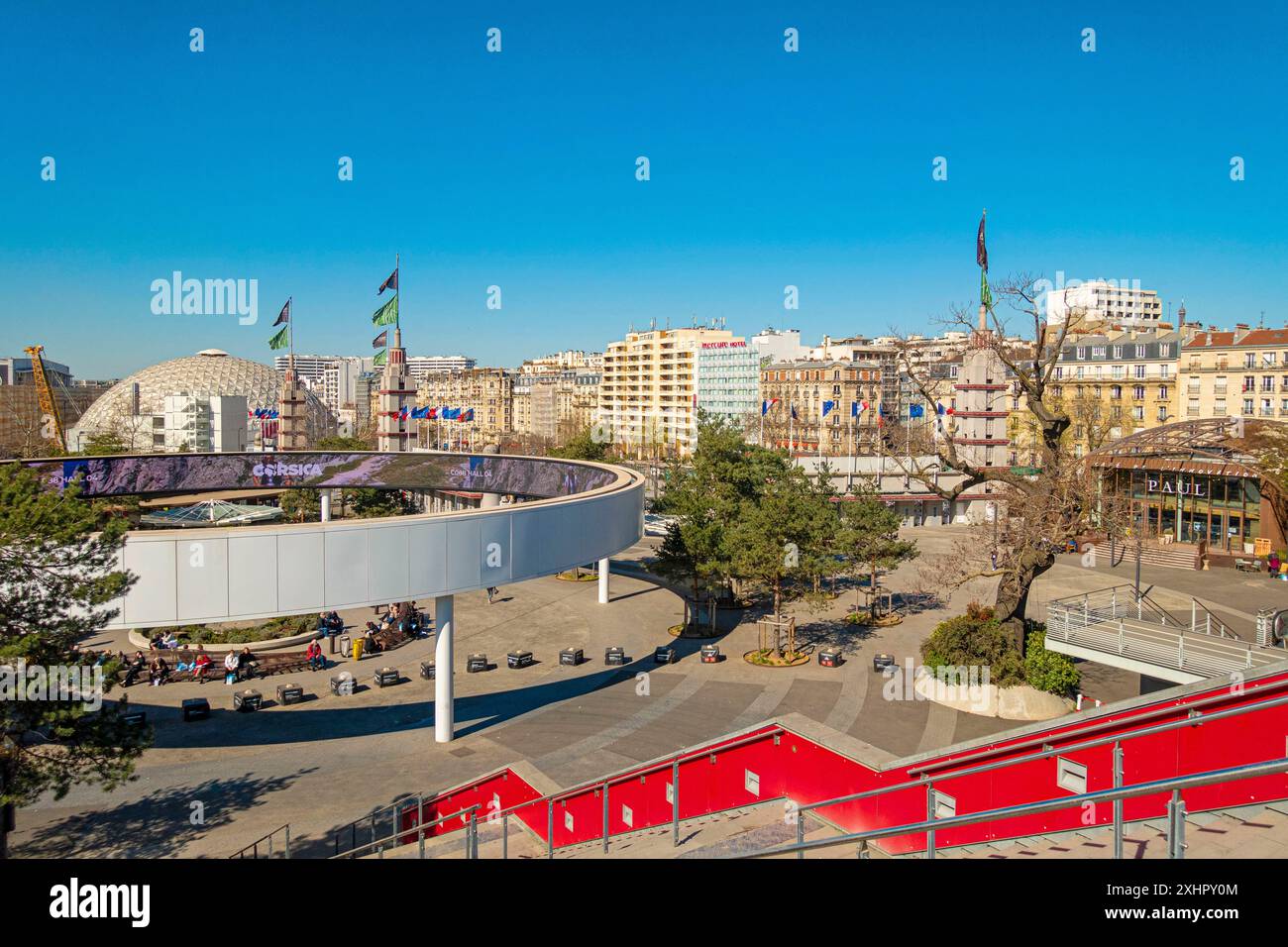 France, Paris, Exhibition Center of the Porte de Versailles Stock Photo ...