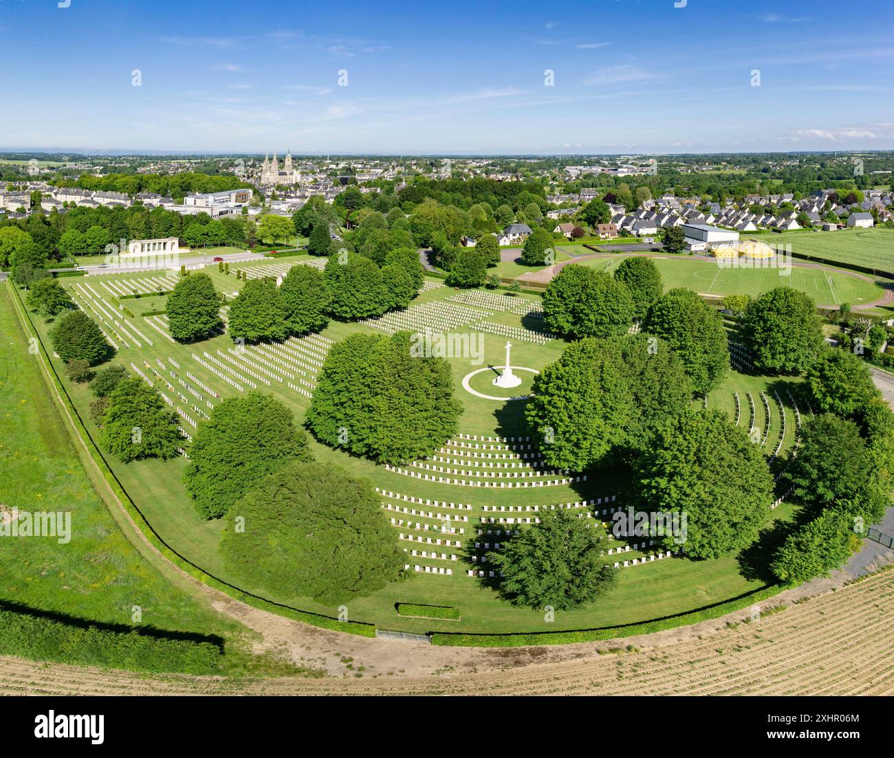 France, Calvados, Bayeux, the largest British military cemetery in ...