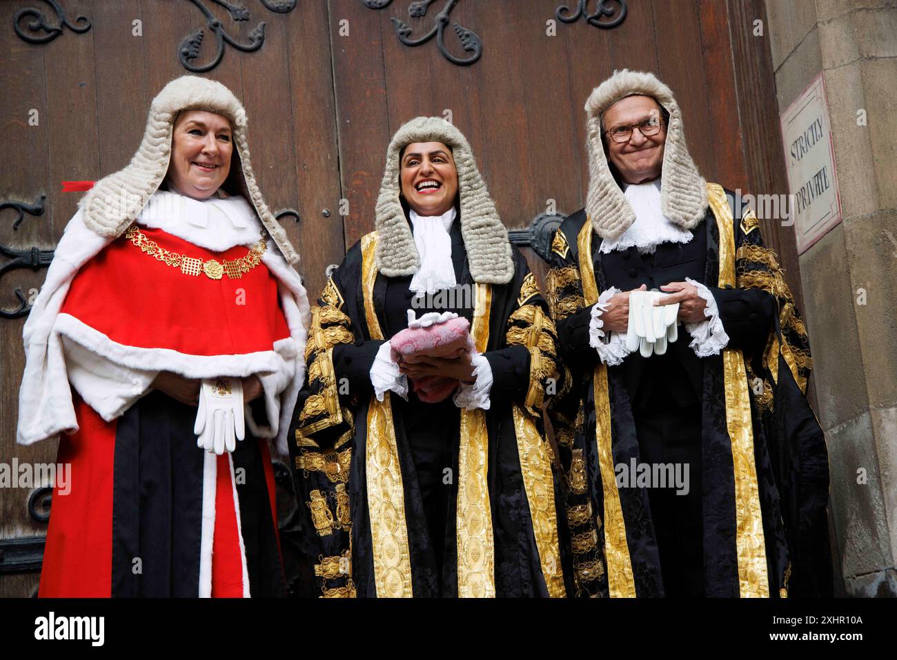 London, UK. 15th July, 2024. Lady Chief Justice, Sue Carr, Shabana ...