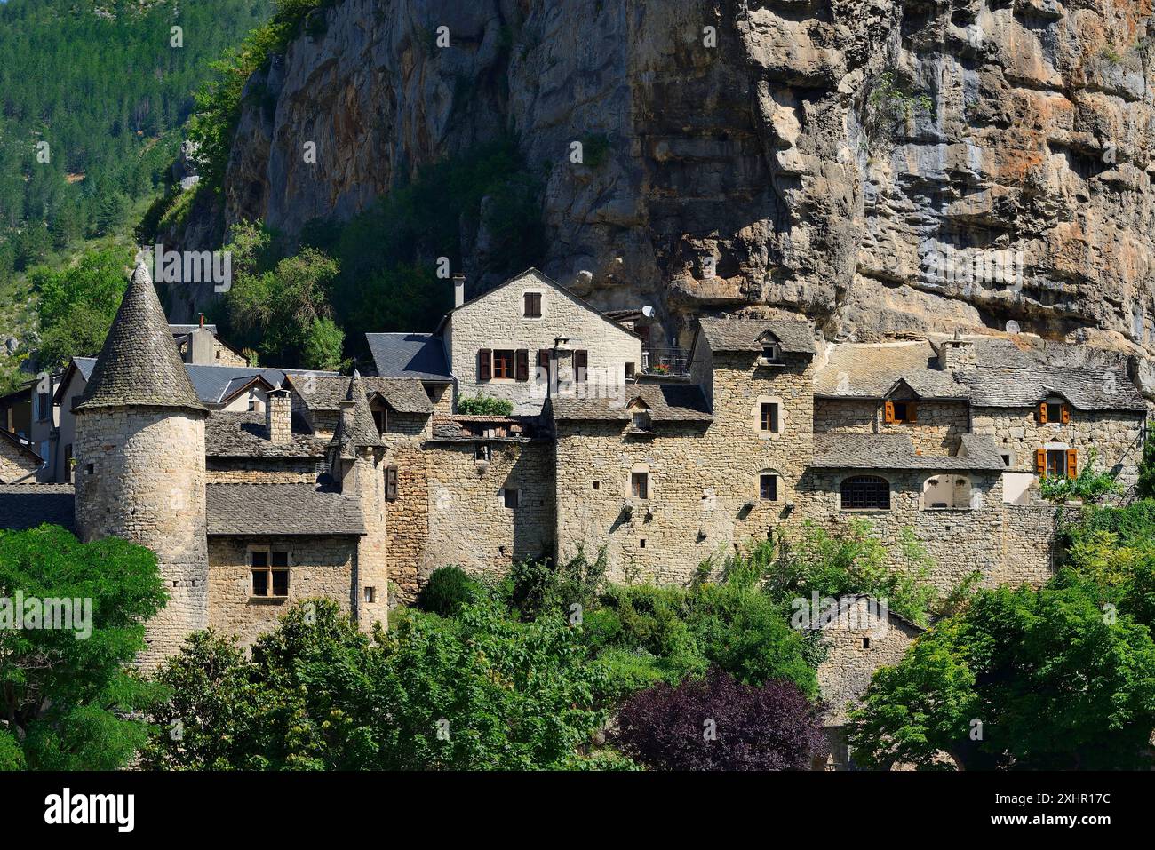 France, Lozere, Gorges du Tarn, La Malene Stock Photo - Alamy