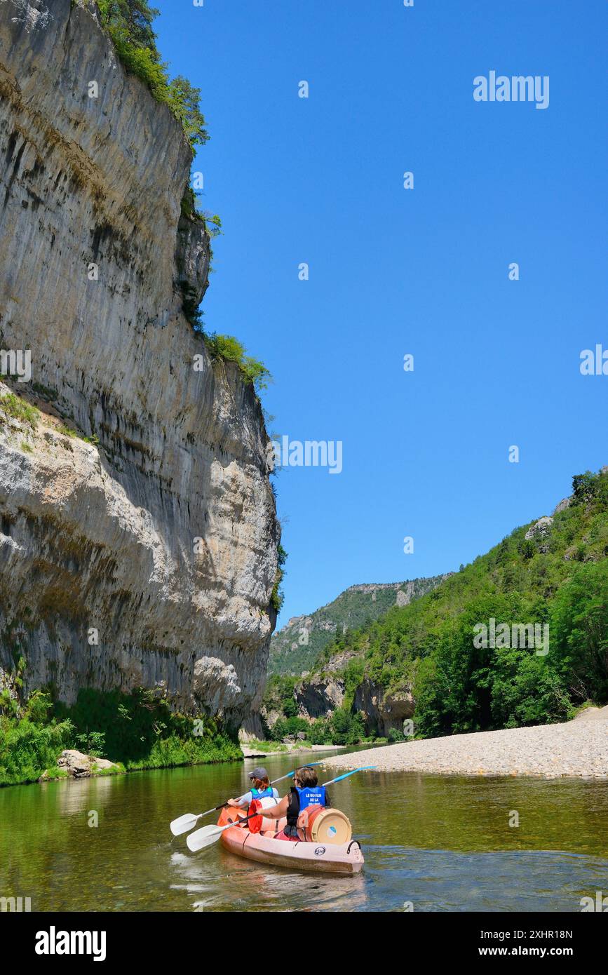 France, Lozere, Gorges du Tarn, surroundings of La Malene, Les Détroits ...