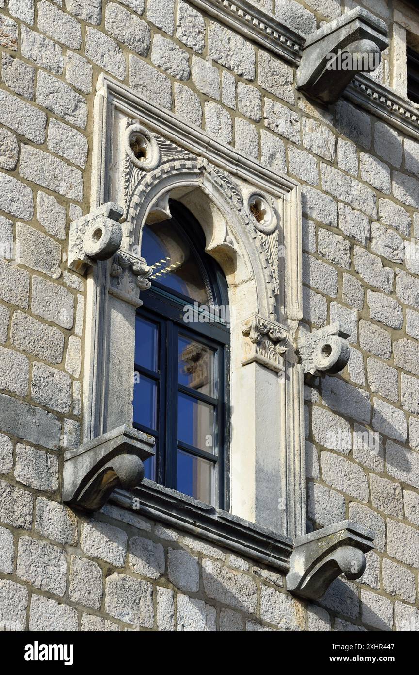 Croatia, Dalmatia, peninsula of Peljesac, the old town of Ston ...