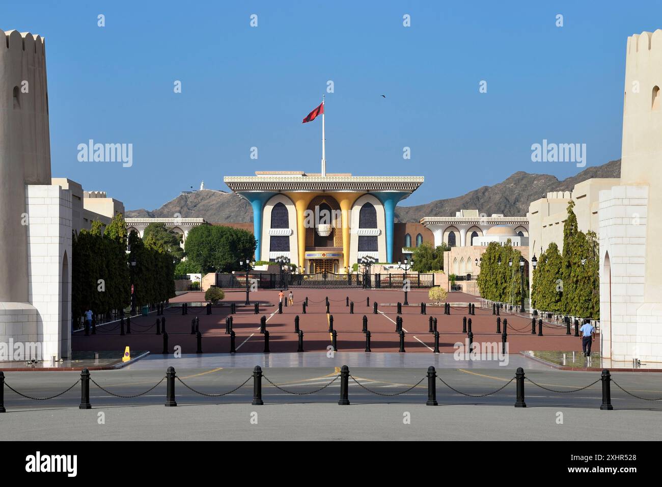 Sultanate of Oman, Muscat, old city of Muscat, the royal palace of ...