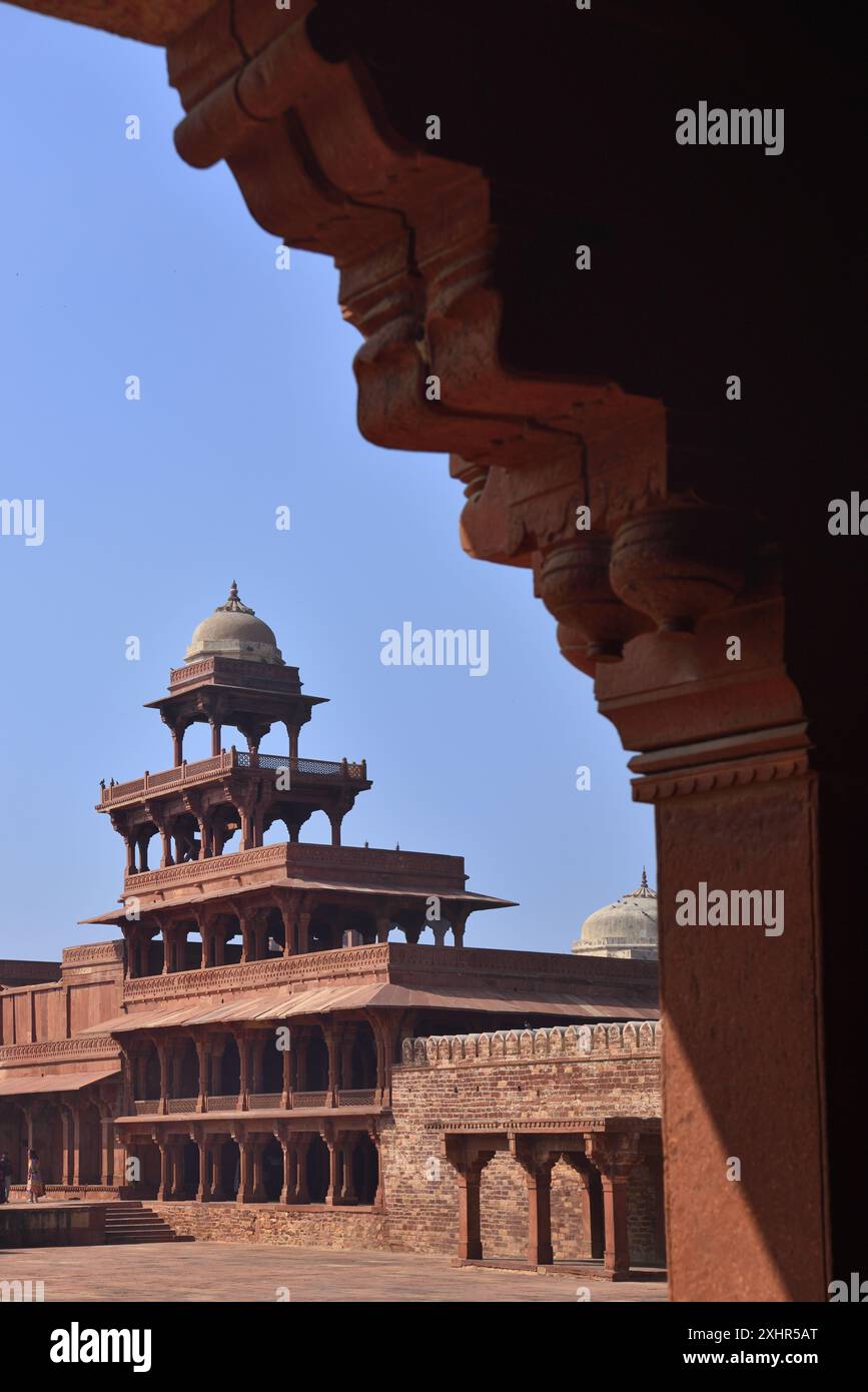 India, Uttar Pradesh, Unesco World Heritage Site, Fatehpur Sikri, Panch ...