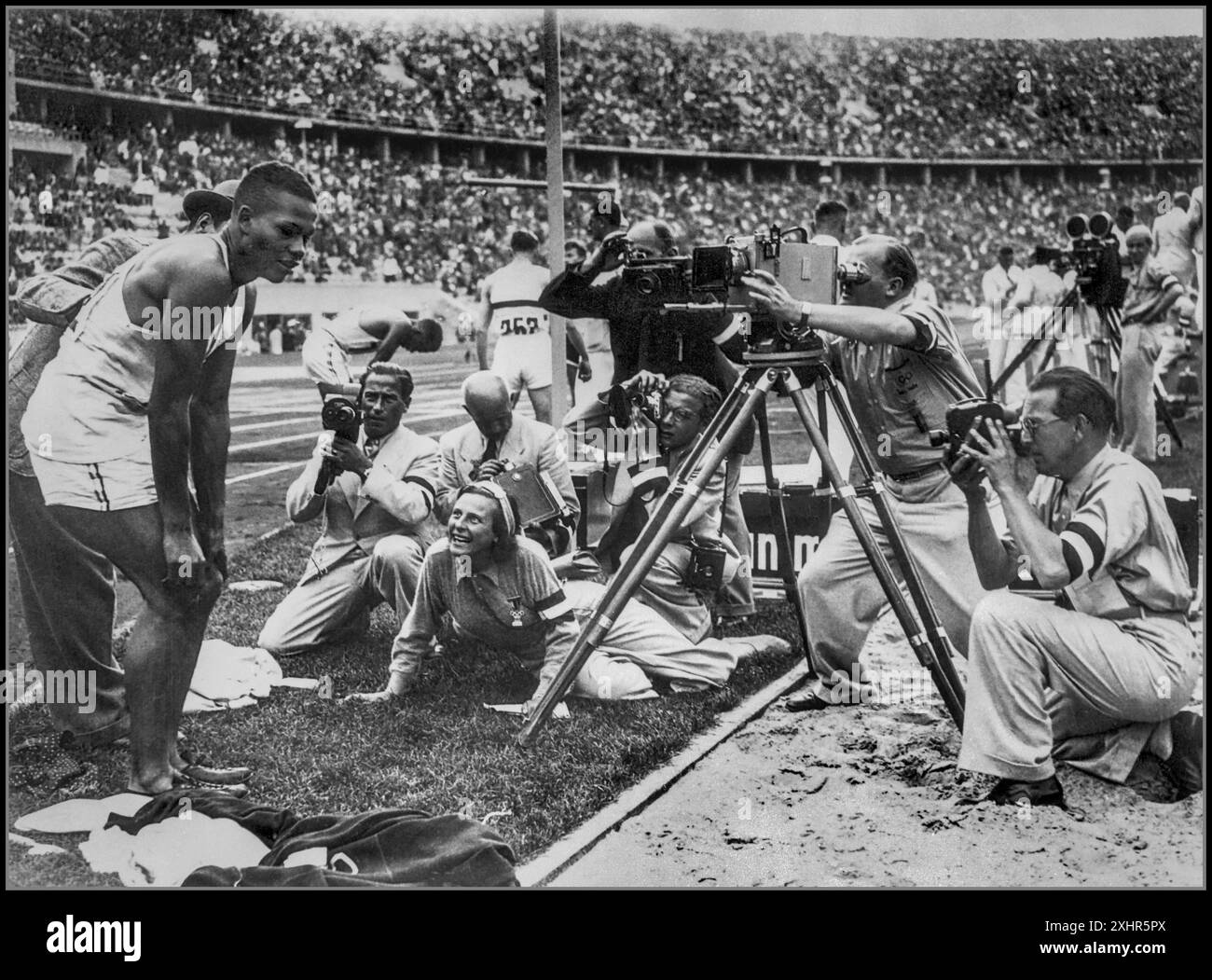 Nazi germany 1936 olympics archie williams hi-res stock photography and ...