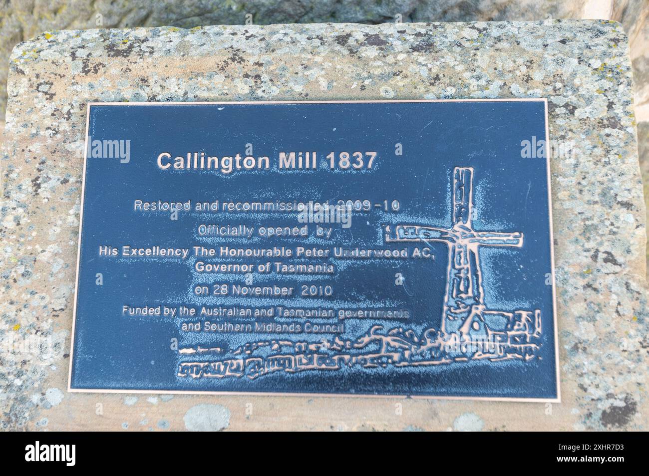 The Callington Mill was built in 1837 in Oatlands, Tasmania, Australia ...