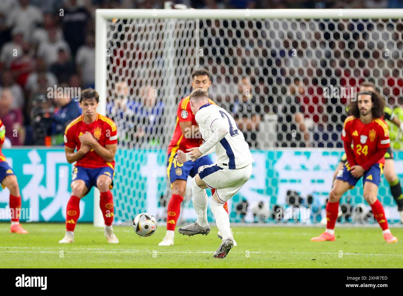 England Forward Cole Palmer (Chelsea) scores a GOAL 1-1 shoots during ...
